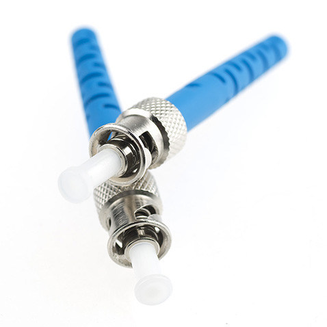 Ease Install Multimode ST Connector , 0.9mm Simplex Fiber Optic Cable ...