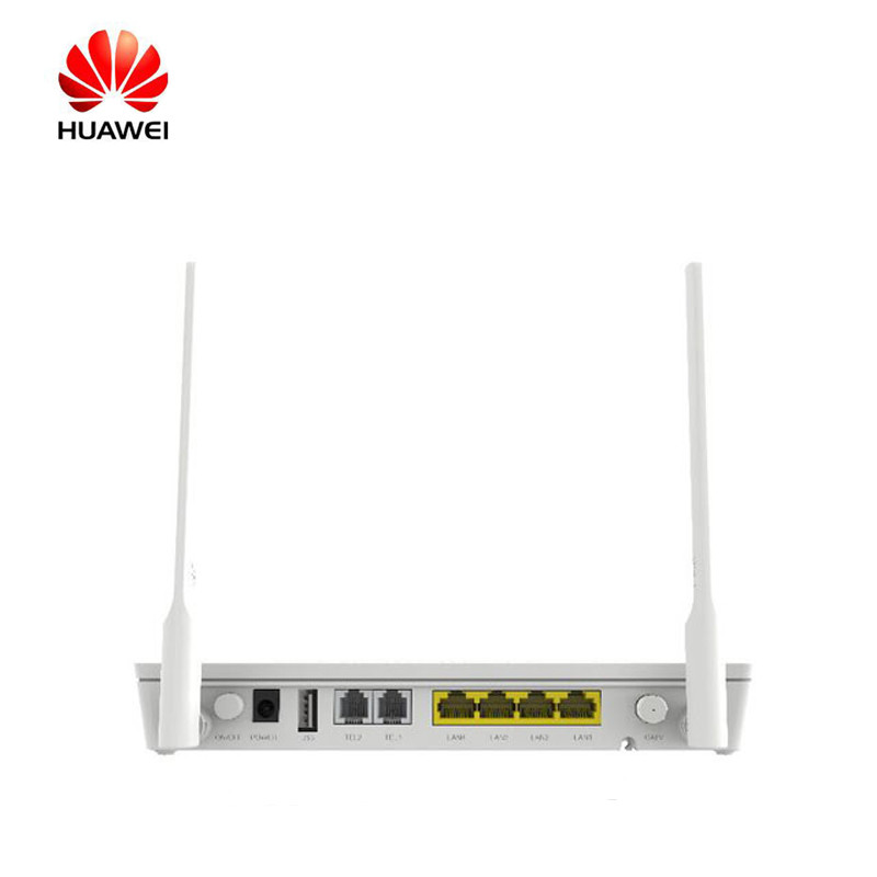 Custom 4GE GPON ONU ONT , Huawei GPON HG8247H With WiFi+POST+CATV