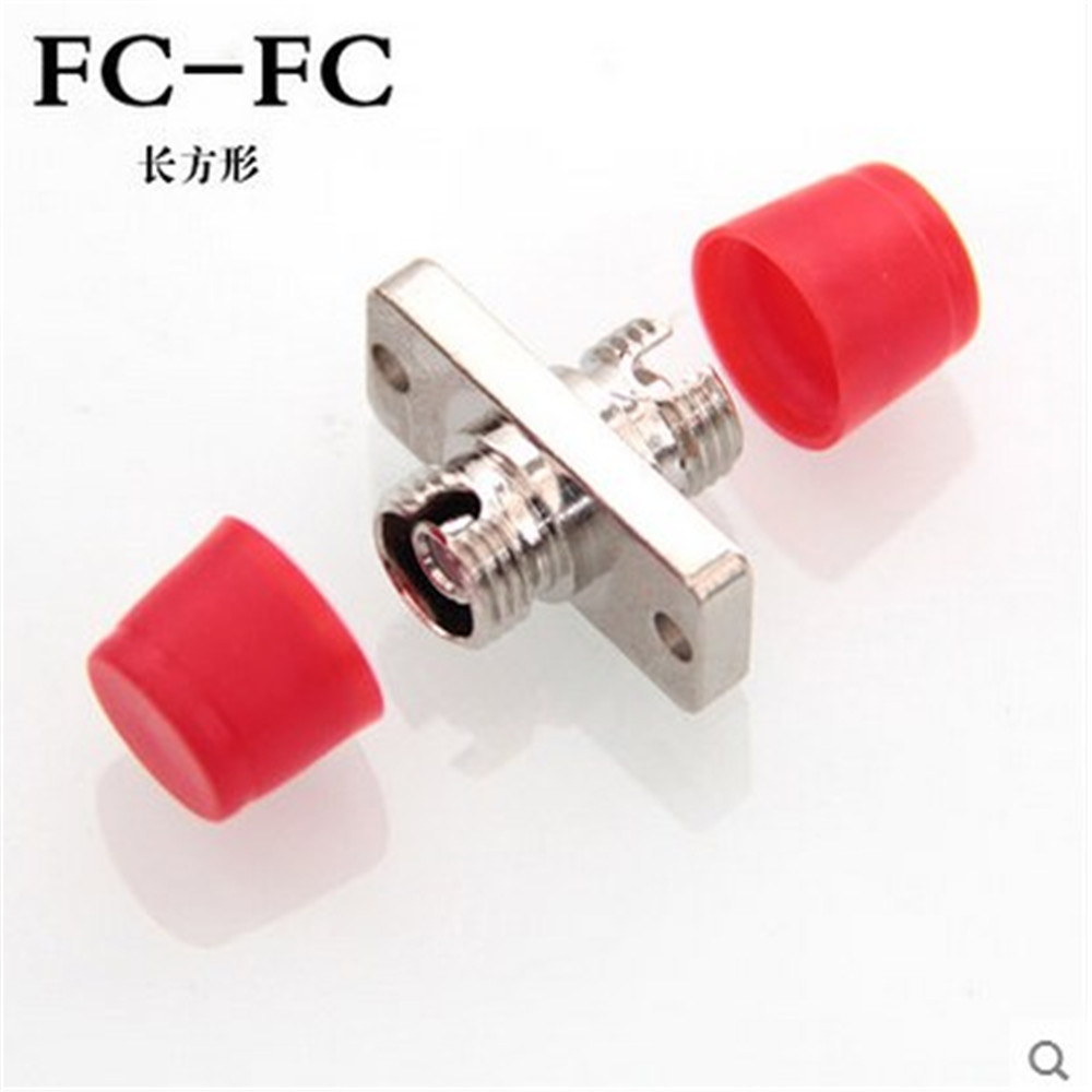 Oblong Fiber Optic Adapter , APC/UPC/PC FC To FC Adapter Compact Design
